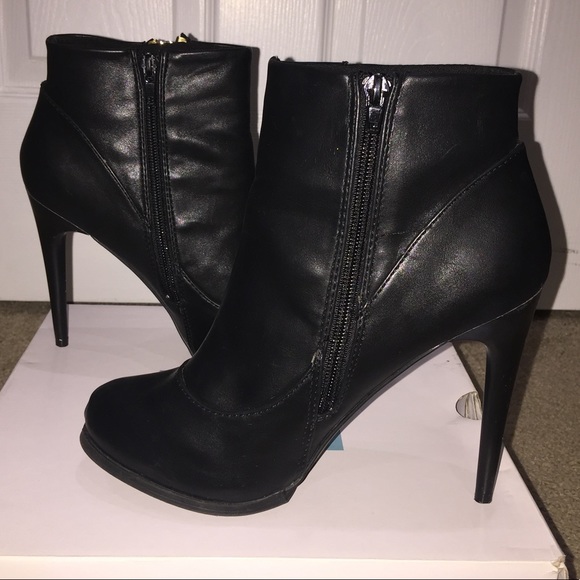 Call It Spring | Shoes | Call It Spring Matildis Black Leather Booties ...